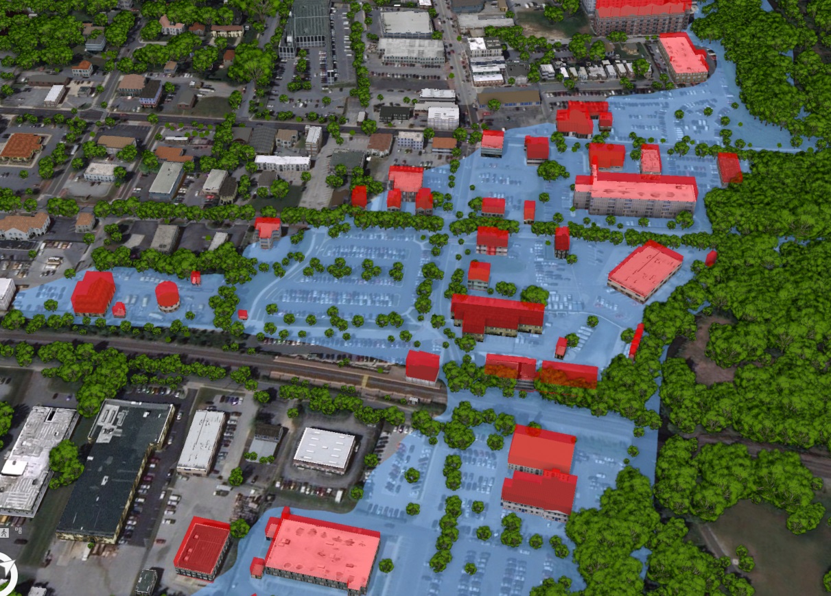 Flood Impact Visualization - SymGEO