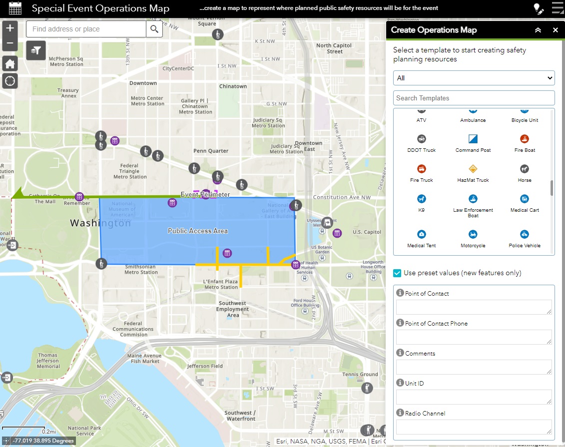 Special Event Operations at DDOT - SymGEO